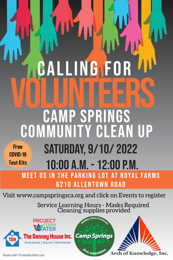 Reminder: Camp Springs Community Clean Up 9/10 | Camp Springs Civic ...