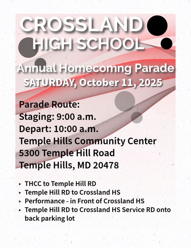 Crossland HS Homecoming | Camp Springs Civic Association